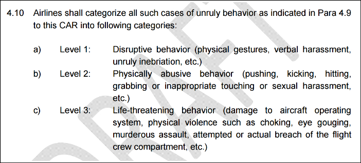Here is how the Government plans to handle Unruly Passengers on Flights