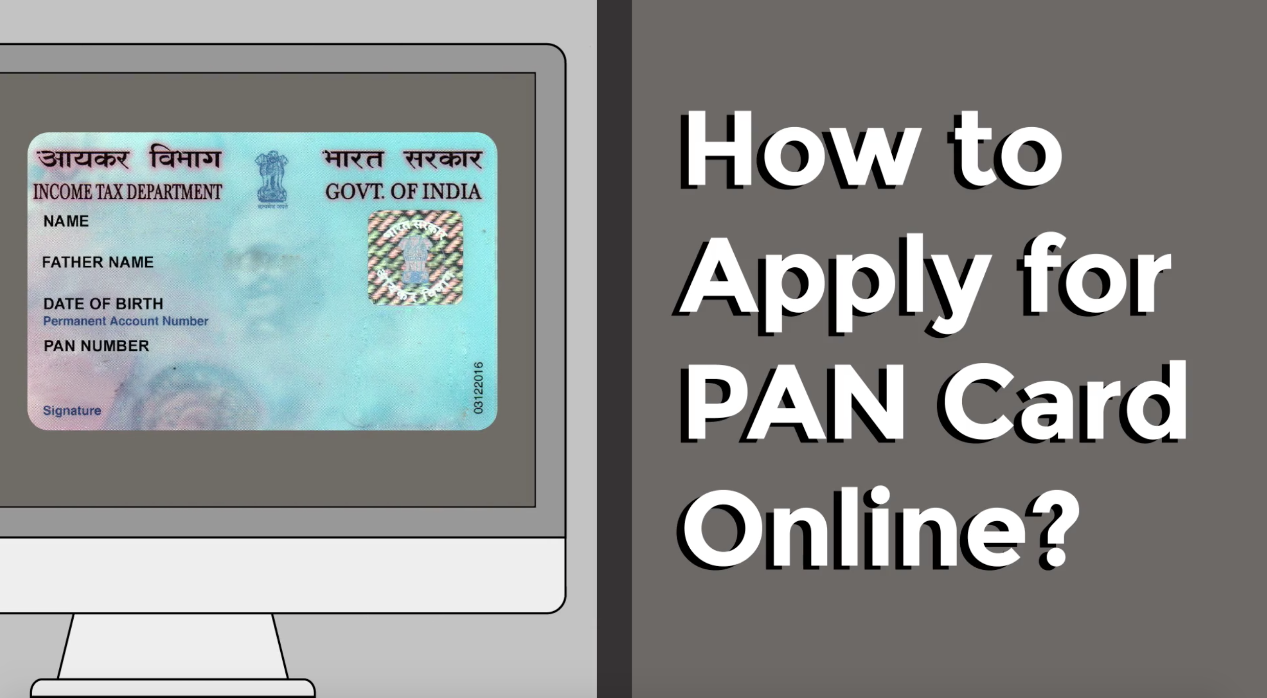 [Explainer Video]: How to apply for a PAN Card online? - FACTLY