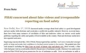 FSSAI has released a document calling the plastic eggs as a ‘myth ...