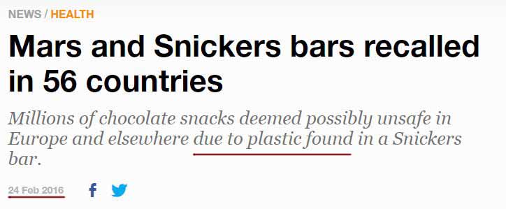 It is a 2016 video. ‘Snickers’ chocolates were destroyed because they ...