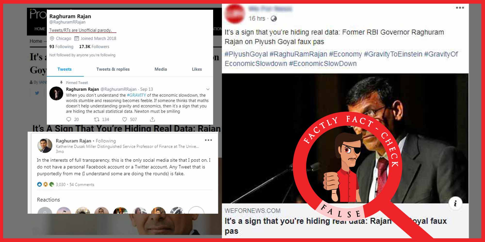 Raghuram Rajan has not tweeted on Piyush Goyal’s faux pas. He does not ...