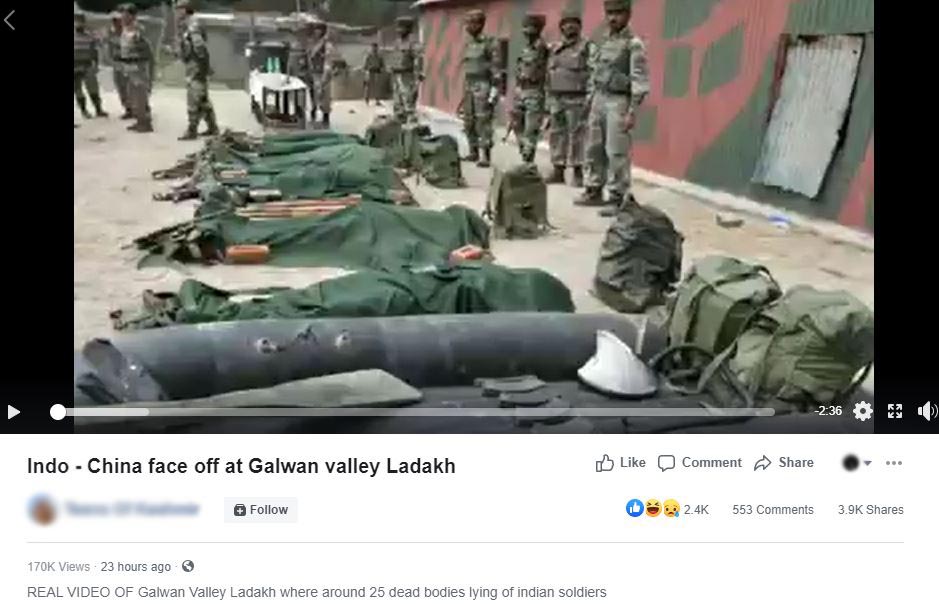 Old videos revived again in the context of recent India-China border ...