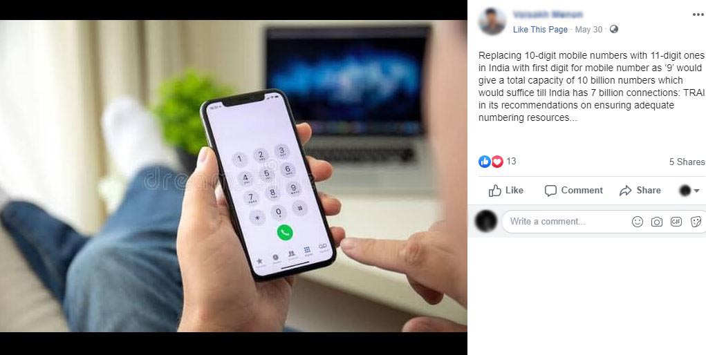 TRAI has not recommended 11-digit numbering scheme for mobile services - FACTLY