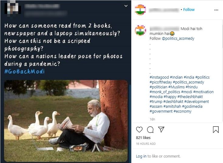 Old image shared as a photo-op by Modi during the COVID pandemic - FACTLY