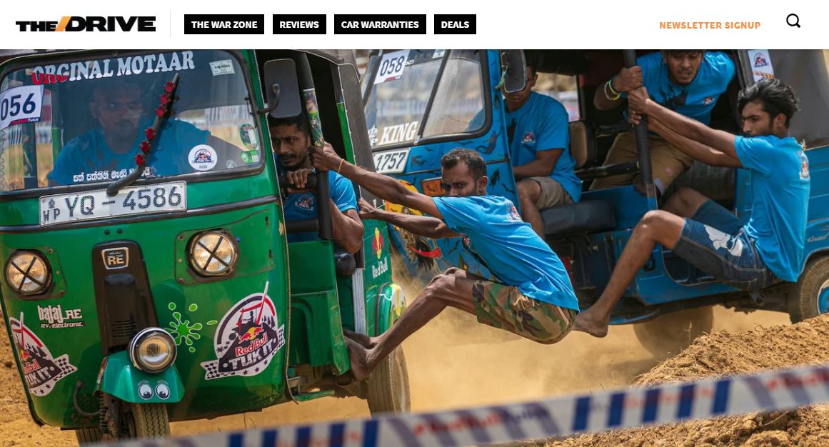 The auto-rickshaw race in this video shows ‘Red Bull Tuk It’ event in ...