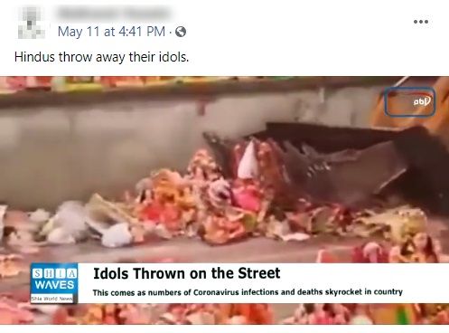 Unrelated old videos shared as visuals of Indians destroying idols due ...