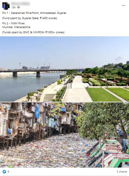 Garbage-filled River in Philippines is falsely shared as Mithi River in ...