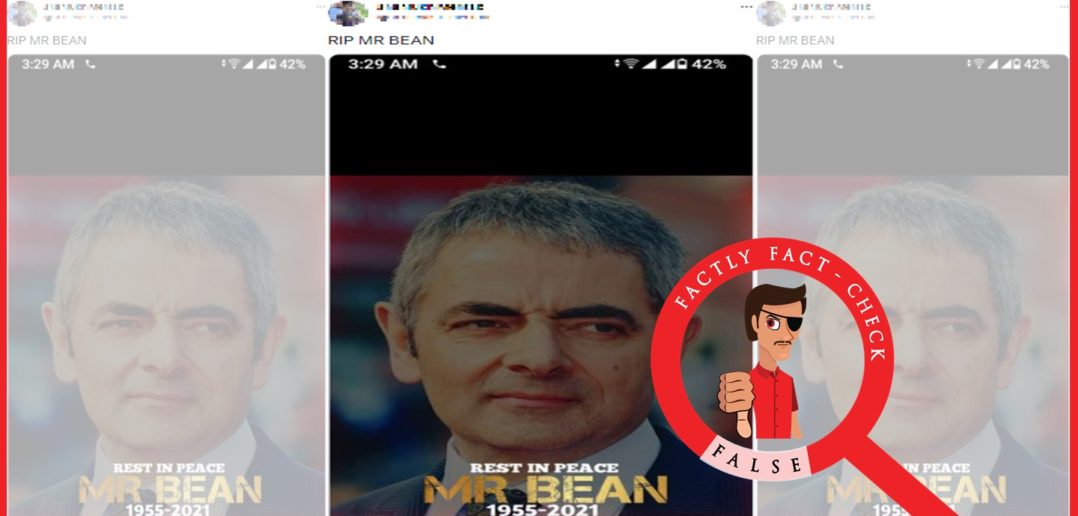 The claim that Rowan Atkinson - the person who played the Mr. Bean ...