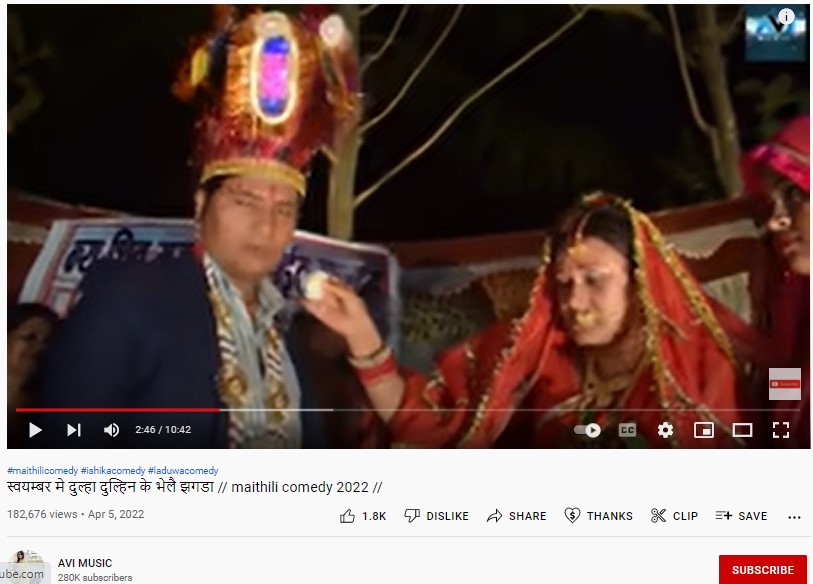 Scripted video showing a newlywed couple slapping each other is being ...