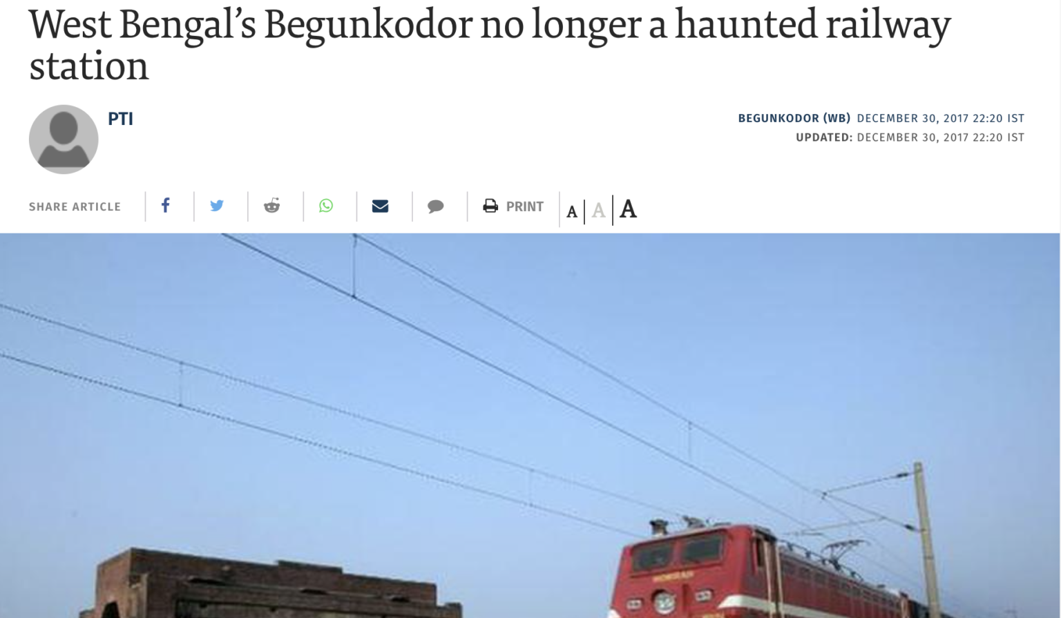 Begunkodor Railway Station has been reopened more than a decade ago & a ...