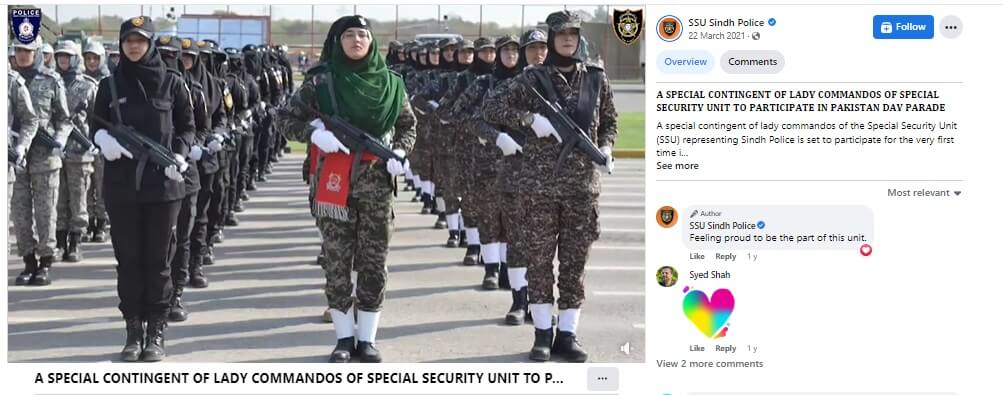 Old training video of Pakistani Women commandos shared as a training ...