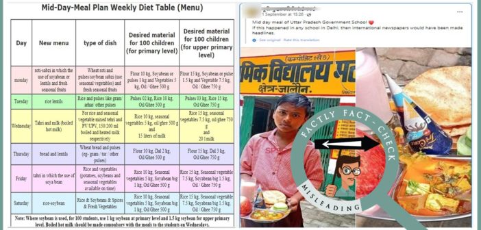 Images of meals contributed by donors to this school students are being ...
