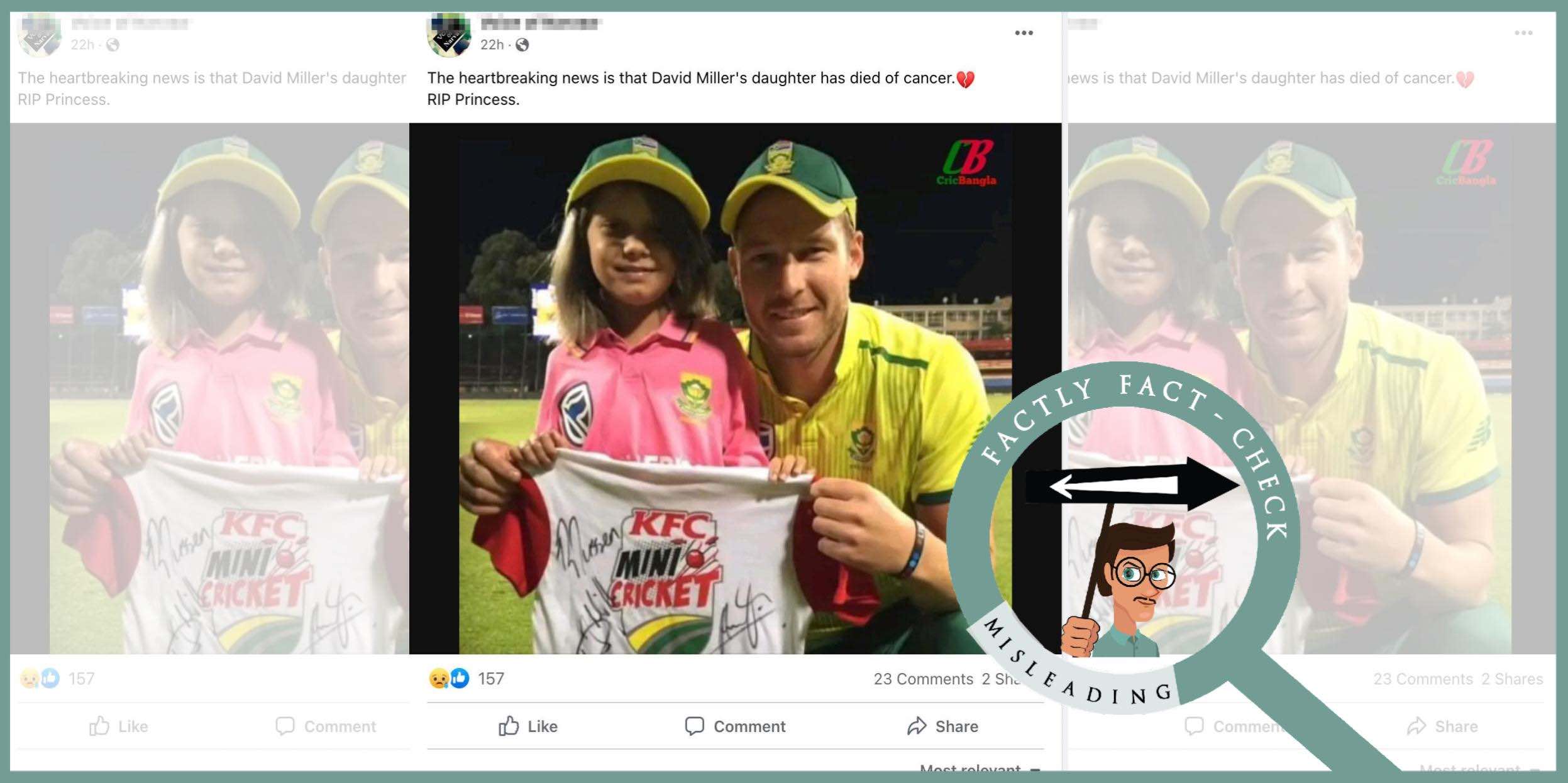 The girl in this photo who lost her life to cancer is not South African ...