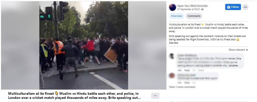Video of anti-Hijab protestors clashing with police in London is shared ...