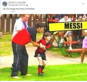 An image from the documentary film ‘Messi’ is shared as real childhood ...