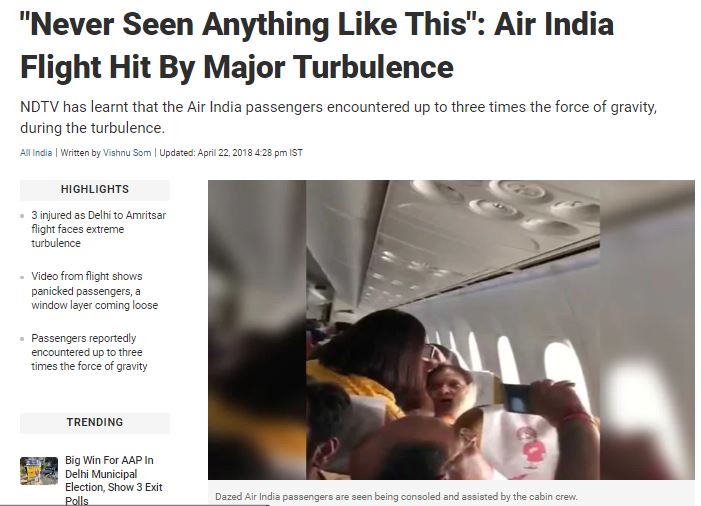 Old video shared as recent visuals of a window panel fall off in a ...