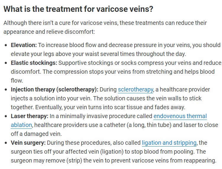 There is no Research to support the effectiveness of ‘Variko stop ...