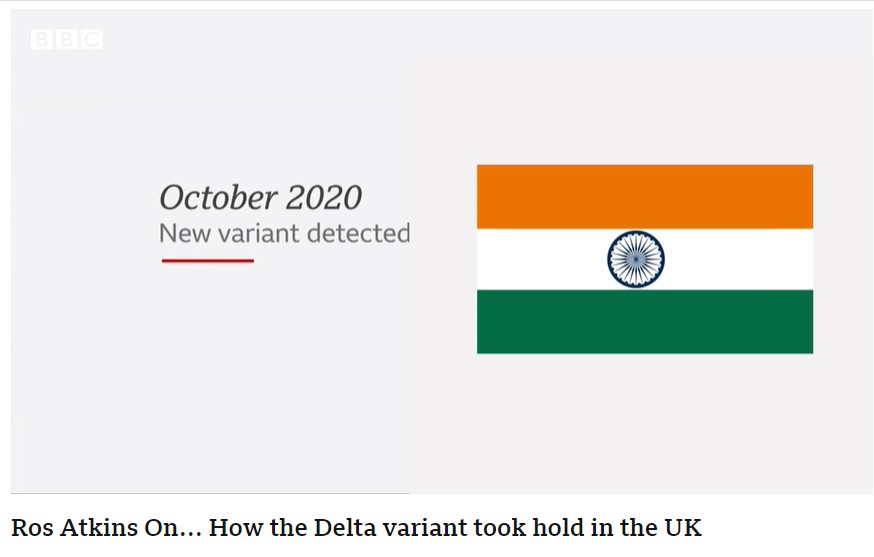 This image of BBC displaying a distorted map of India is not related to ...