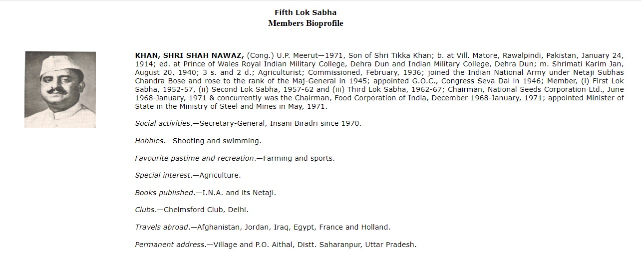 No, INA General Shah Nawaz Khan did not betray Subash Chandra Bose - FACTLY