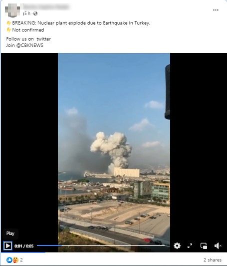 Old unrelated videos of explosions shared as nuclear plant explosion in ...