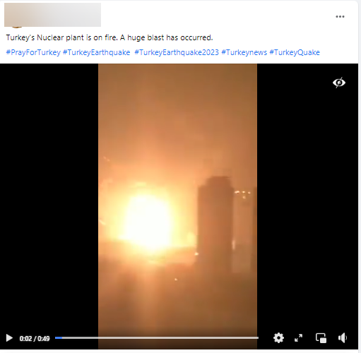 Old unrelated videos of explosions shared as nuclear plant explosion in ...