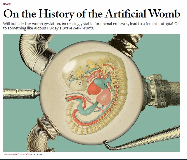 Concept Video of Artificial Womb Technology is being shared as a real ...