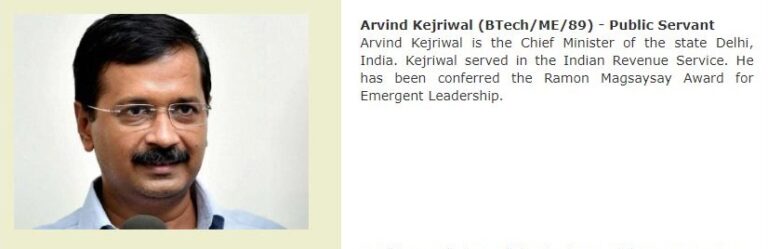 Arvind Kejriwal was admitted in IIT Kharagpur on merit, not through ...