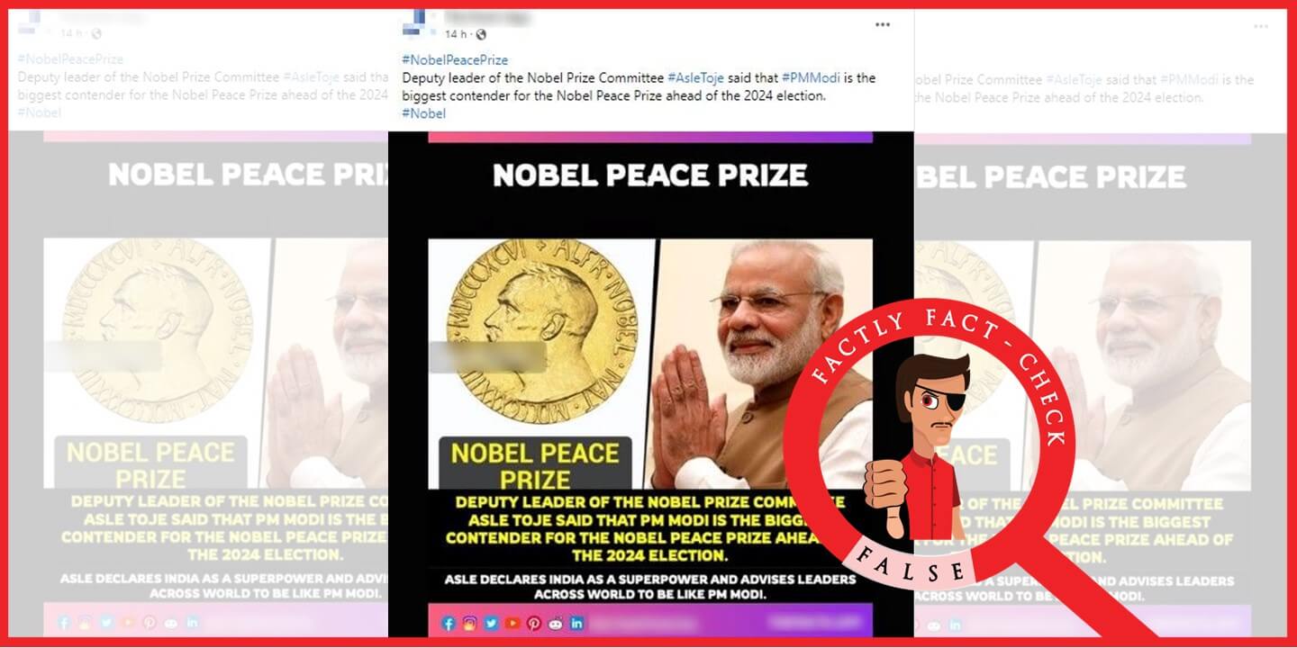 No evidence to say Asle Toje endorsed PM Modi as the top contender for ...