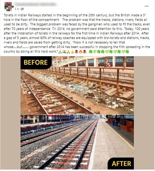 Bio-toilets in Indian Railways were introduced in 2010 - FACTLY