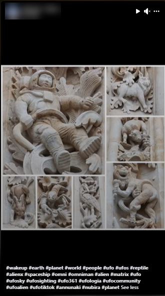 Ancient Astronaut Carving