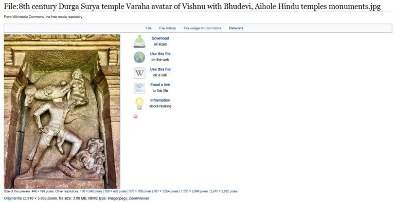 This ancient sculpture in Aihole Durga temple does not depict lord ...