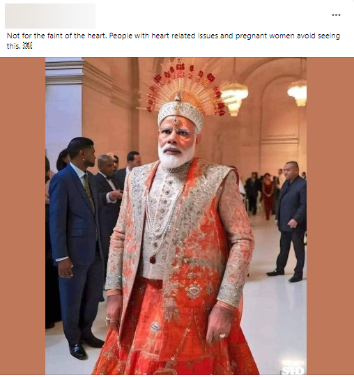 AI-Generated Image of PM Modi in Lavish Attire Circulating as Real ...