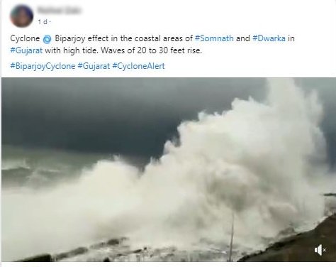 Old video from Spain shared as the visuals of high tides caused by ...