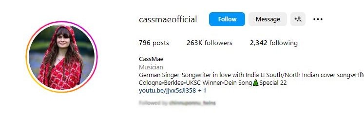Video clips of German Singer Cass Mae shared as visuals of girls from ...