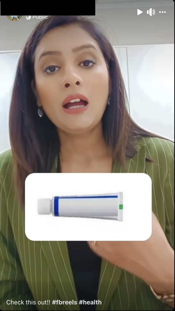 The coloured markers on toothpaste do not represent its ingredients ...