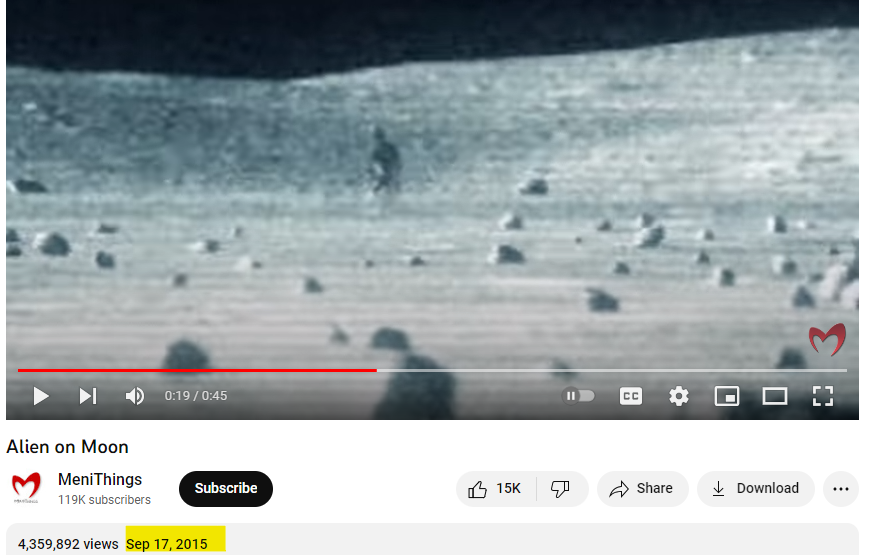 Unrelated visuals are shared as purported evidence of aliens and strange objects on cosmic ...