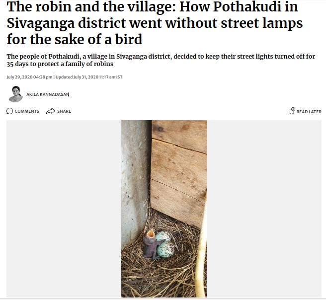 The Pothakudi village in Tamil Nadu did not experience a complete power ...