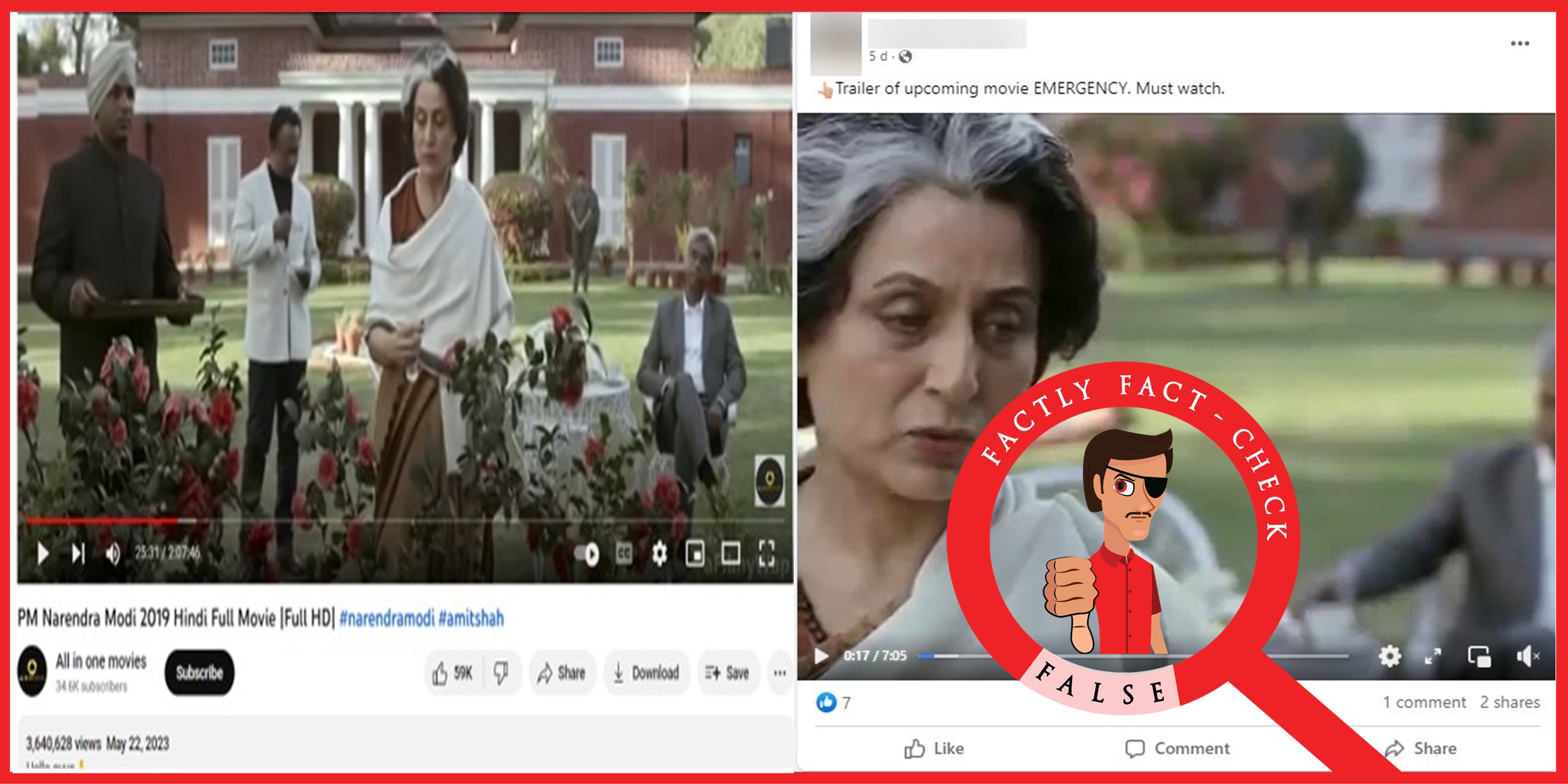 Video clip from the movie 'PM Narendra Modi' is shared as the trailer ...