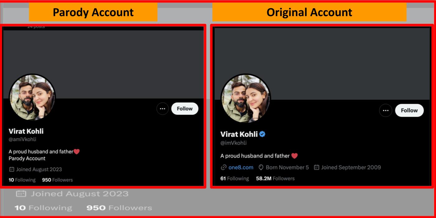 Virat Kohli's alleged tweet welcoming the Pakistani Cricket team to India was made by a parody ...