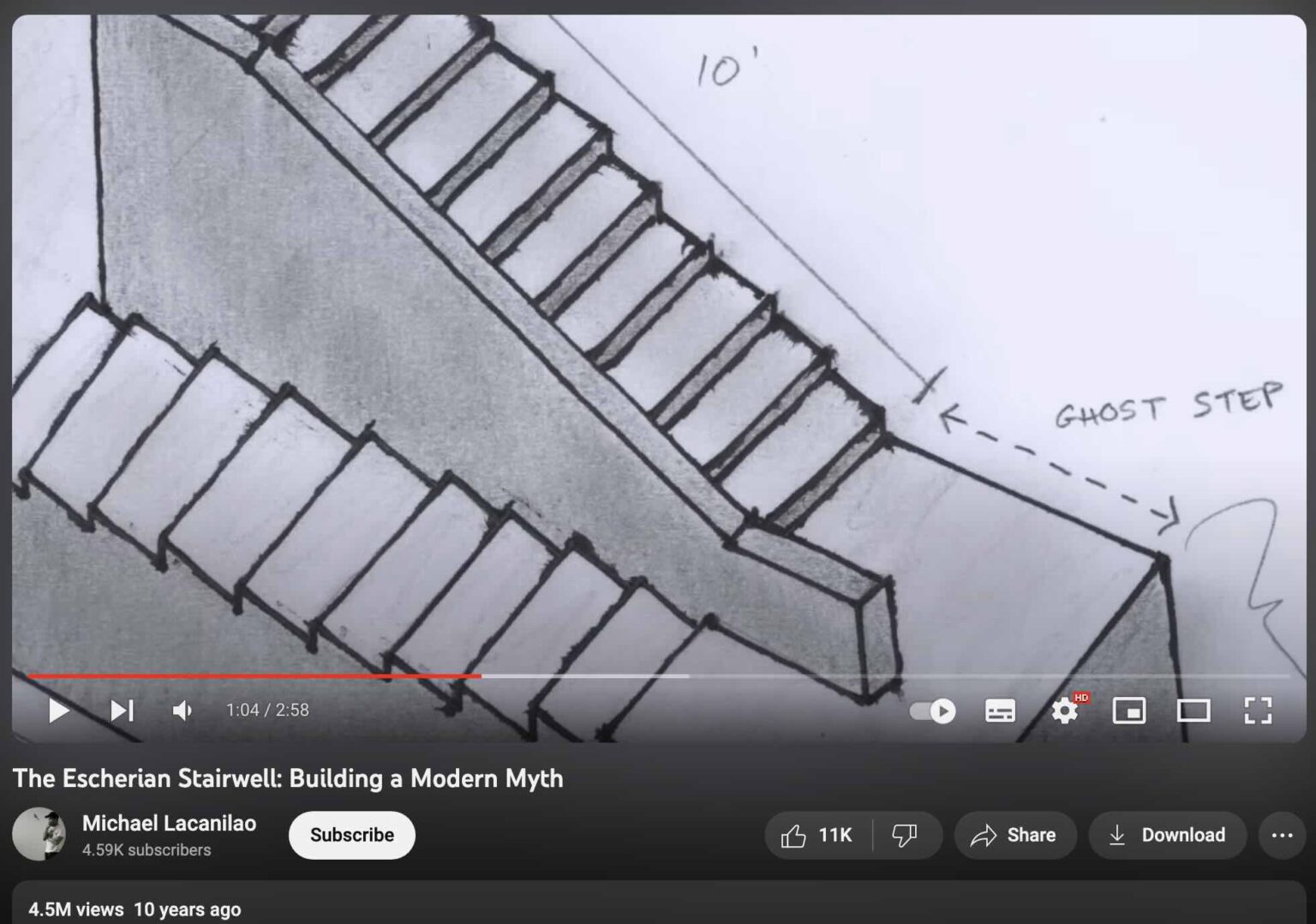 This video, which allegedly shows a never-ending staircase, is a trick ...