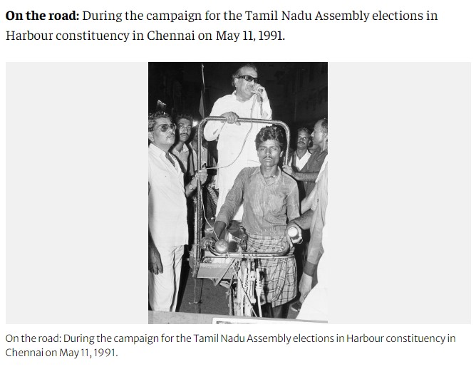 This photo does not show an old image of Tamil Nadu Minister E. V. Velu ...