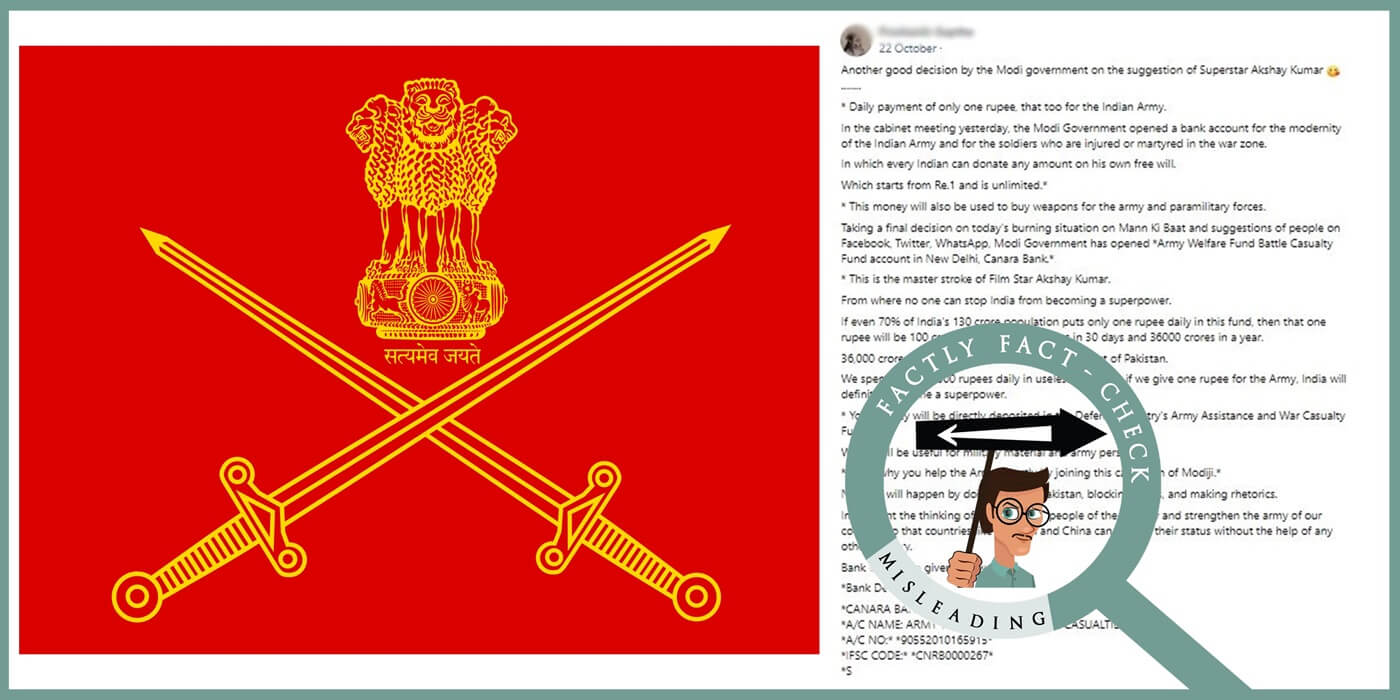 Donations to the Army Forces Battle Casualties Welfare Fund are not ...