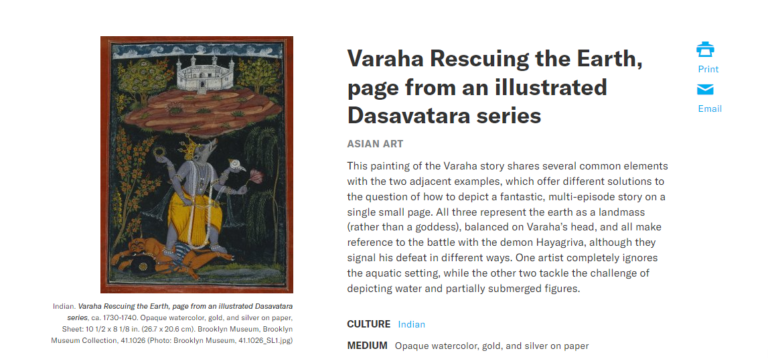 No Conclusive evidence Varaha lifted a spherical-shaped Earth - FACTLY
