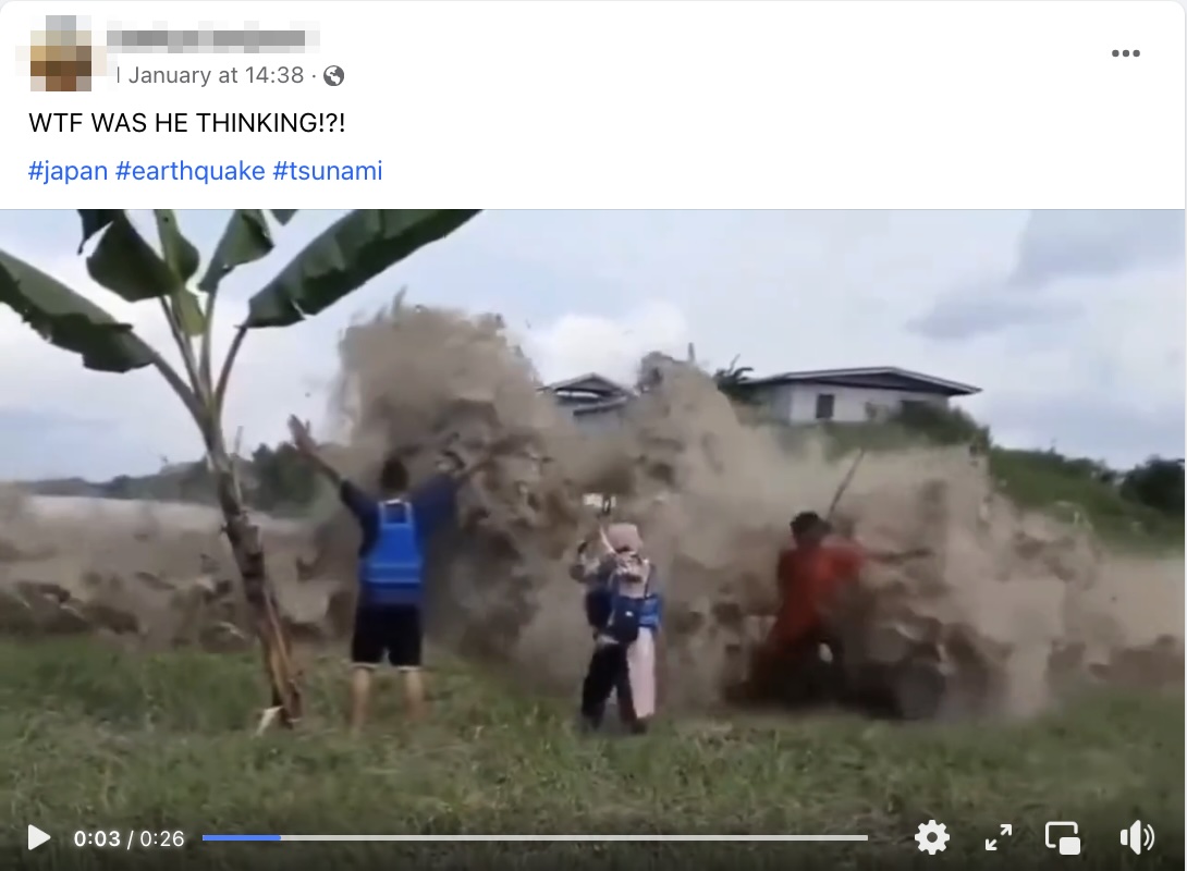 Unrelated old visuals falsely shared as the footage of the January 2024 ...