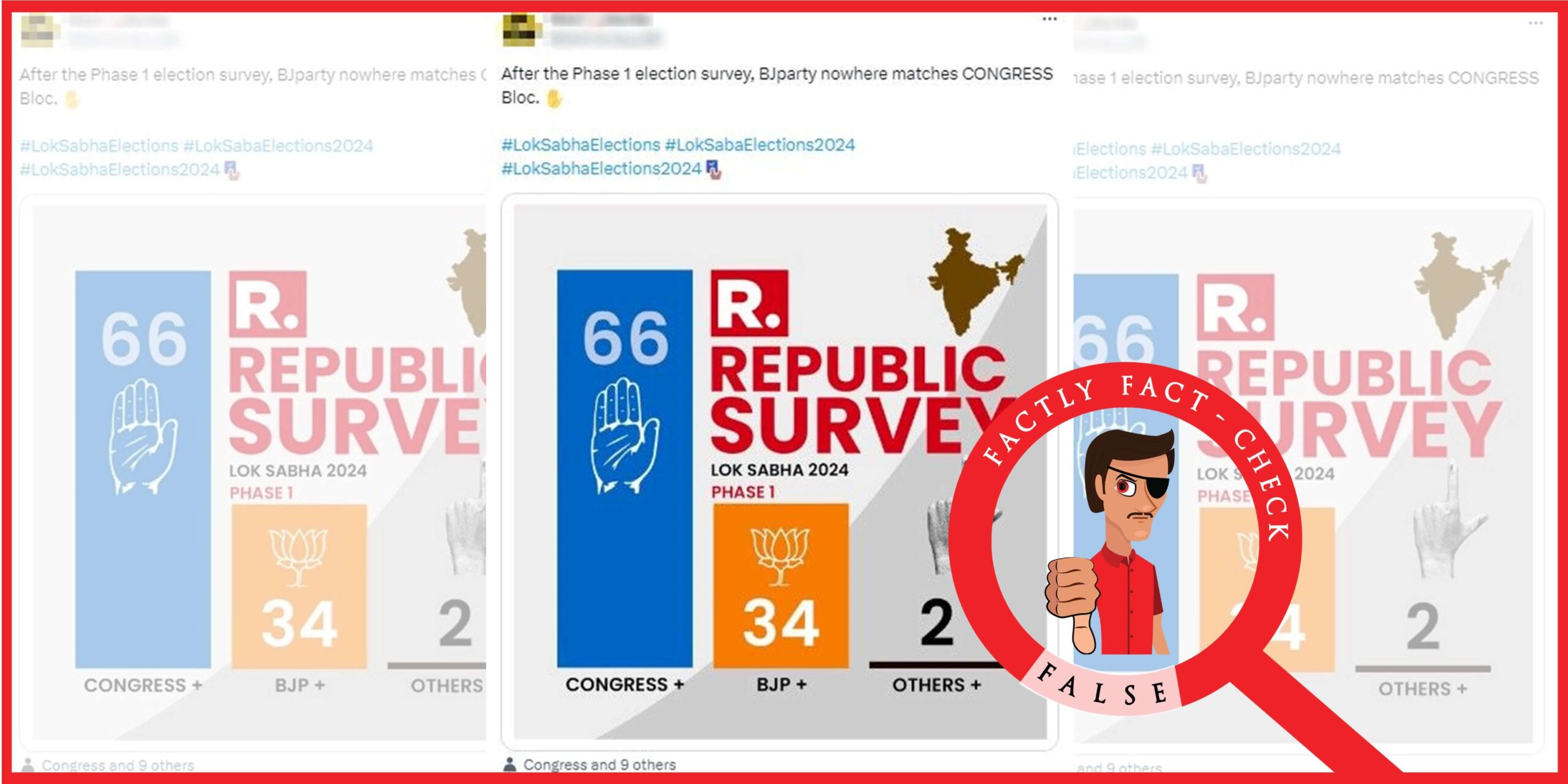 Republic TV did not publish any exit poll related to the first phase of ...