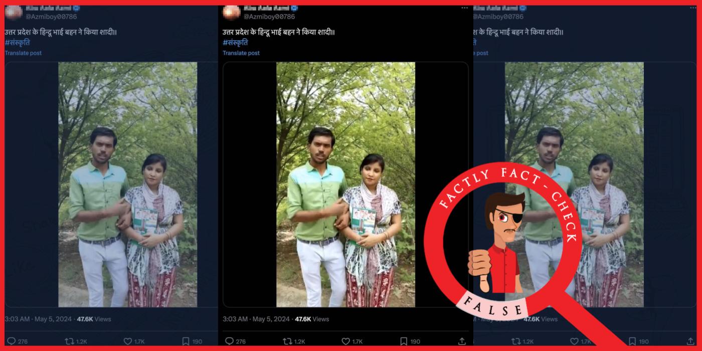 A scripted video is falsely shared as a real video of siblings who ...