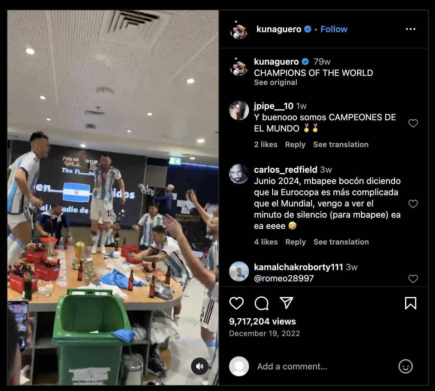 This video of Argentina’s football team dancing to a Bhojpuri song is edited. - FACTLY