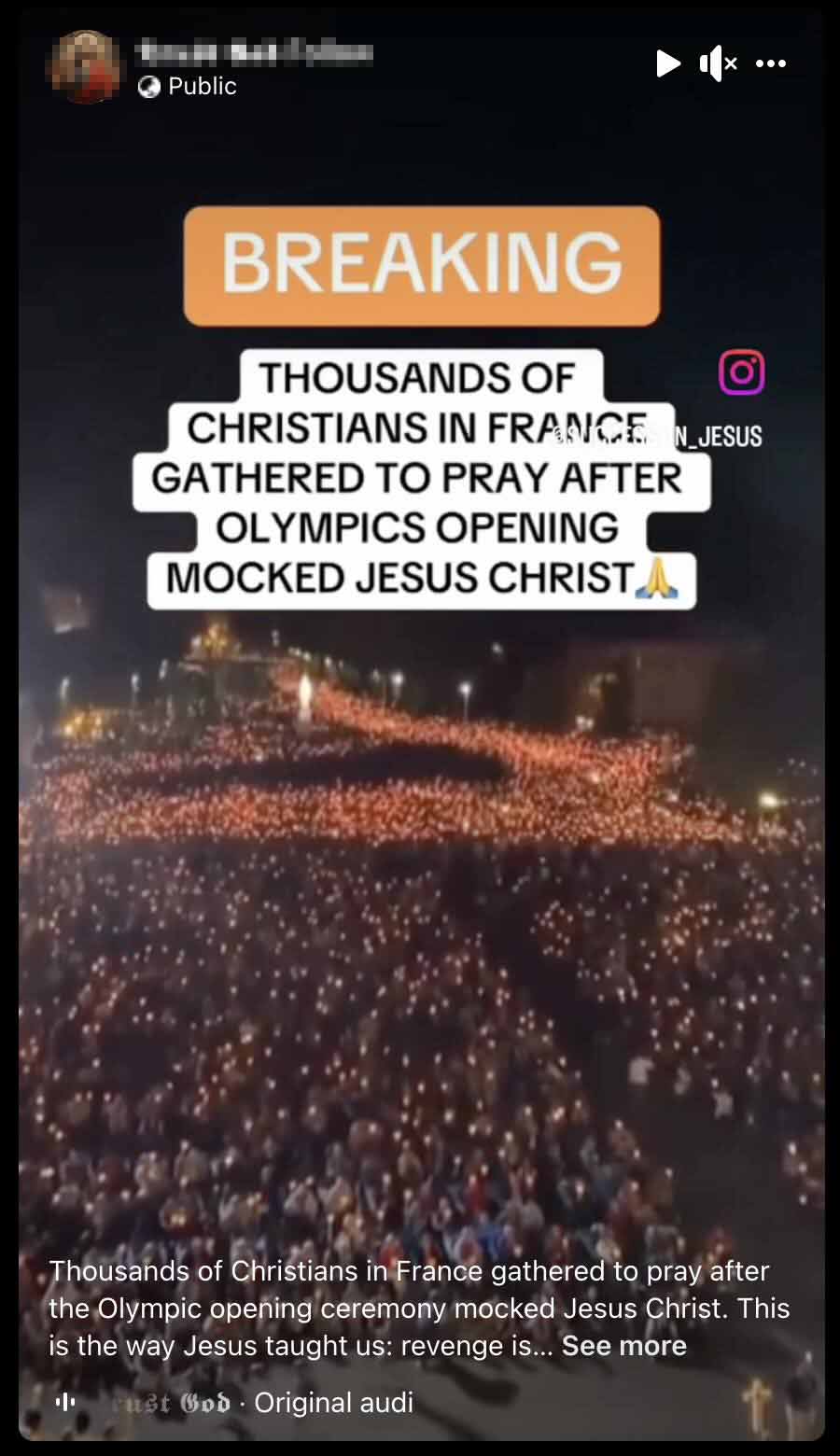 A video from 2022 is falsely being shared as visuals of Christians in ...