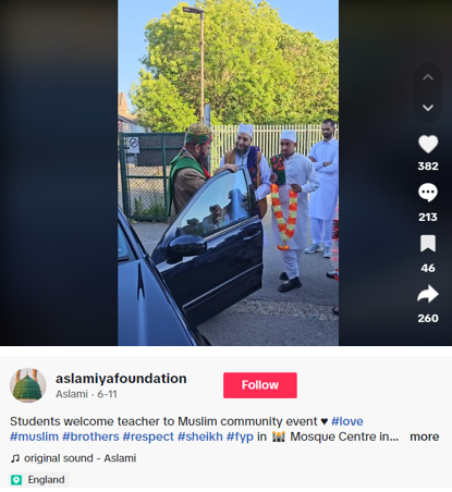 The man being welcomed by people in this video is not the newly elected ...