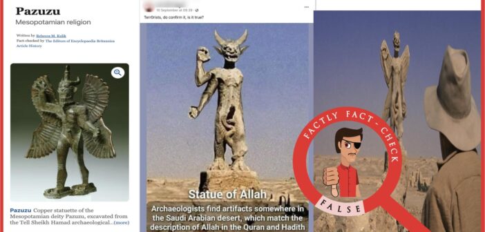 A Mesopotamian demon's statue is falsely shared as archaeologists ...
